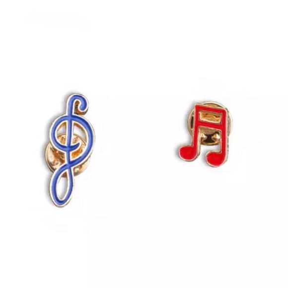 Accessories | New Musical Note Thick Enamel Pin Set Brooches | Poshmark